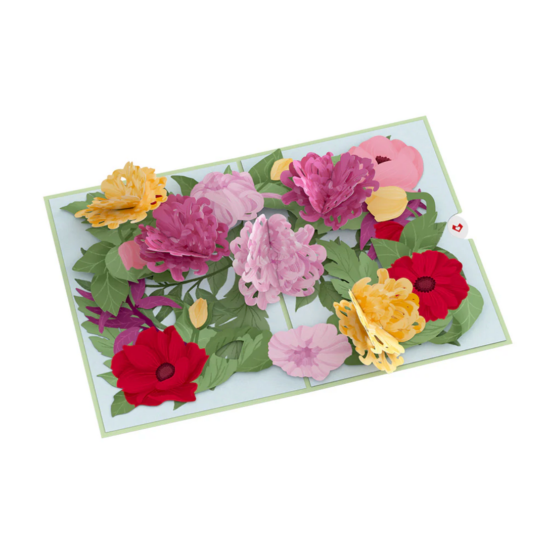 Lovepop Pop-up Card: Spring Flower Patch – Hiromi Paper, Inc.